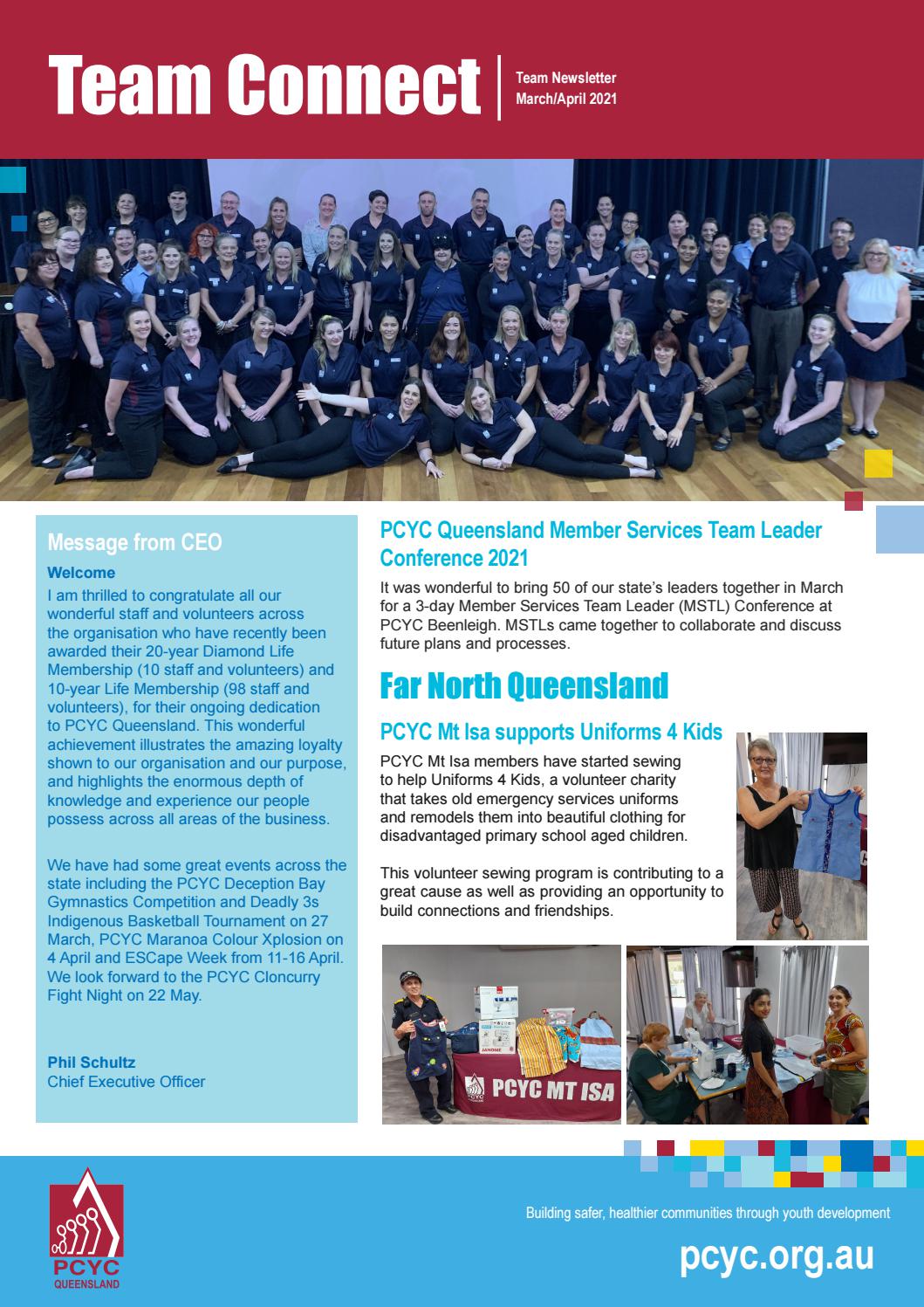 PCYC Queensland Team Connect March/April 2021 by PCYC Queensland - Issuu