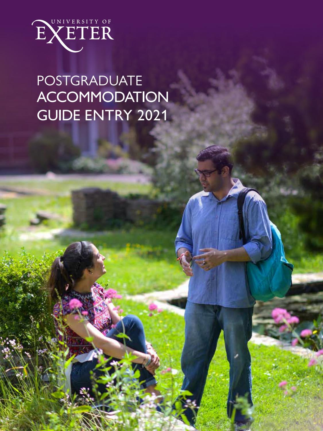 Postgraduate Accommodation Guide Entry 2021 by University of Exeter - Issuu