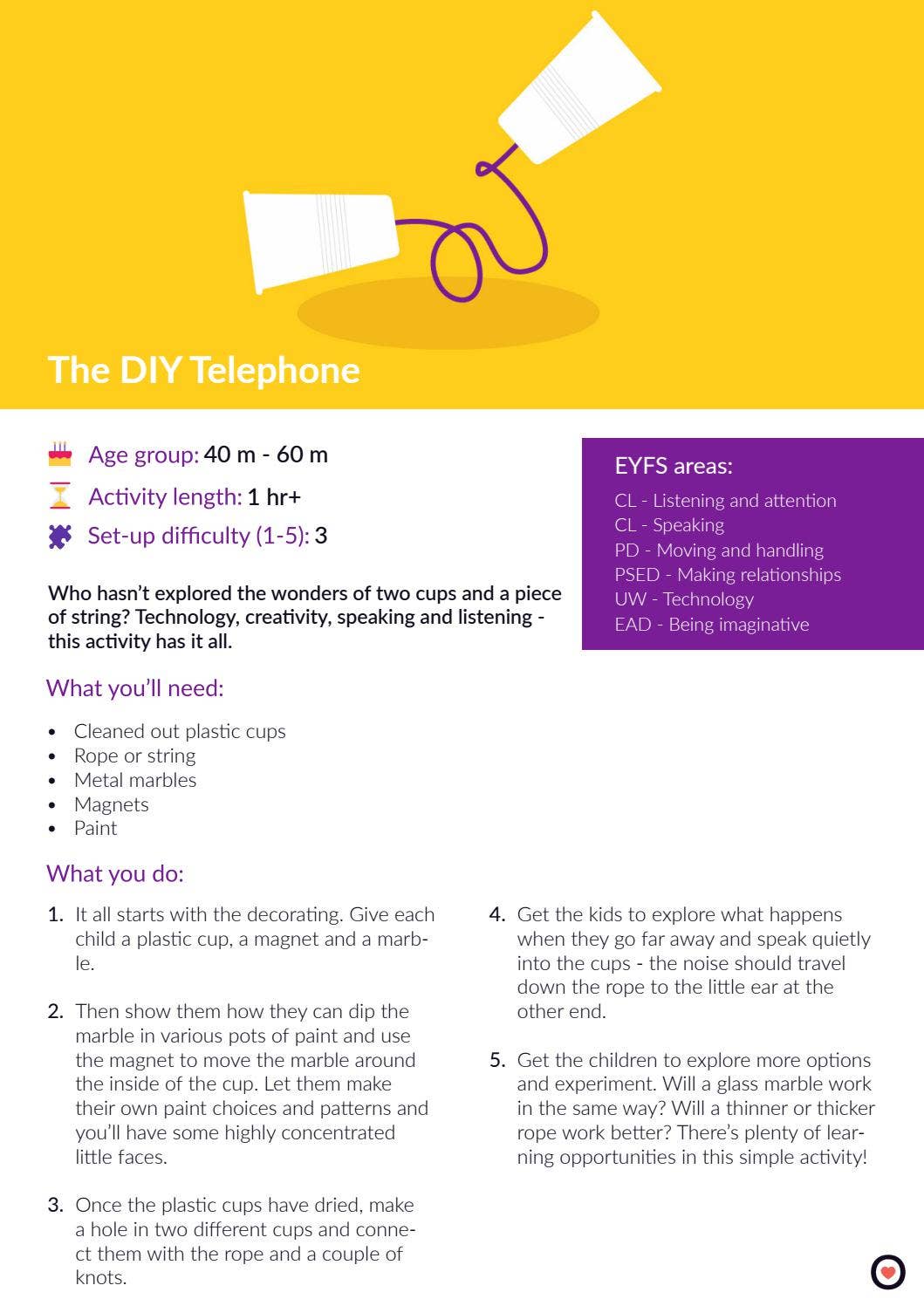 The EYFS Activity Library by Schudio - Issuu