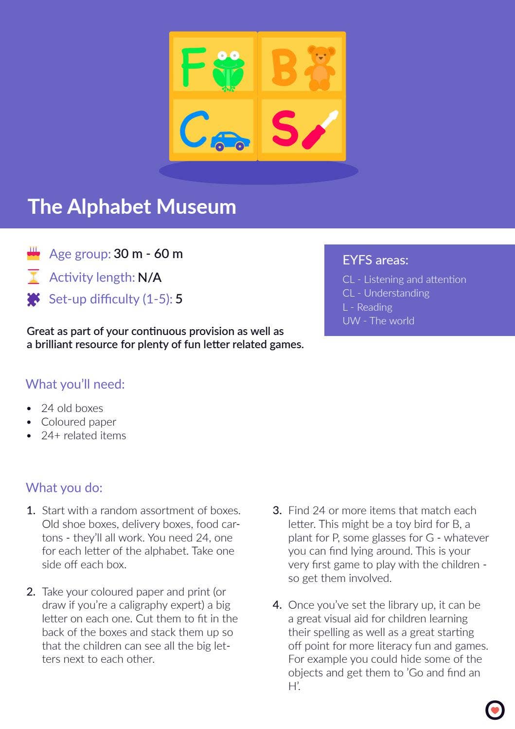 The EYFS Activity Library by Schudio - Issuu