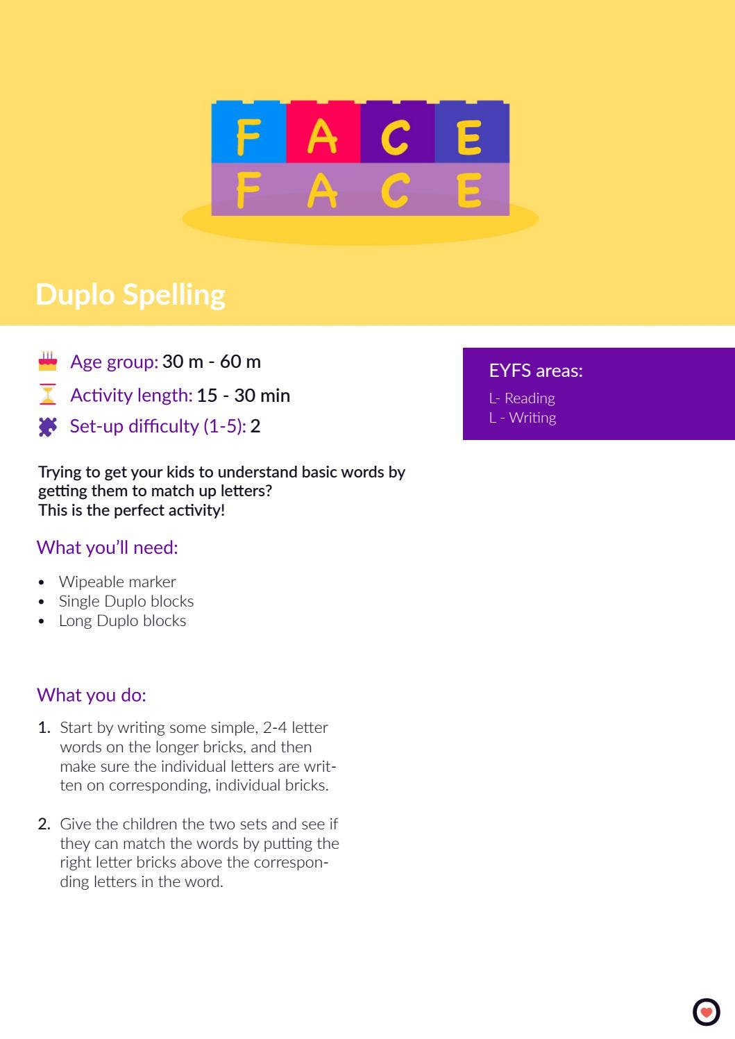 The EYFS Activity Library by Schudio - Issuu