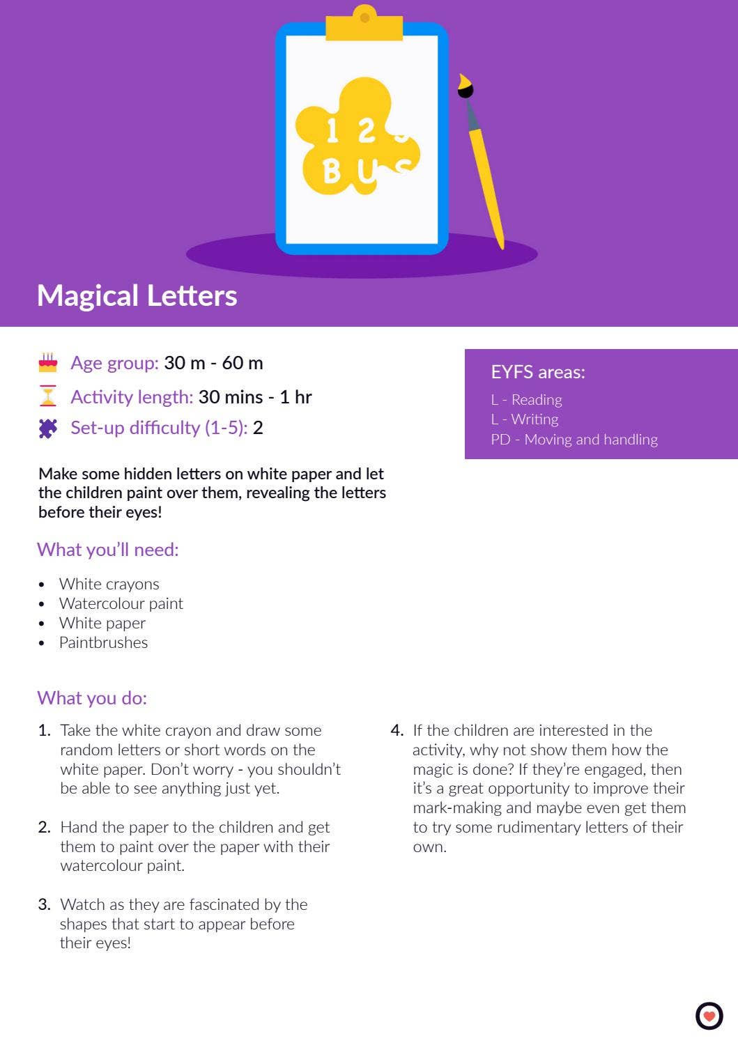 The EYFS Activity Library by Schudio - Issuu