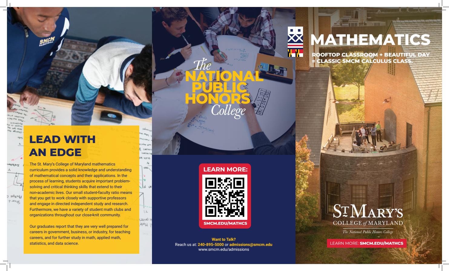 Mathematics major brochure by St. Mary's College of Maryland - Issuu