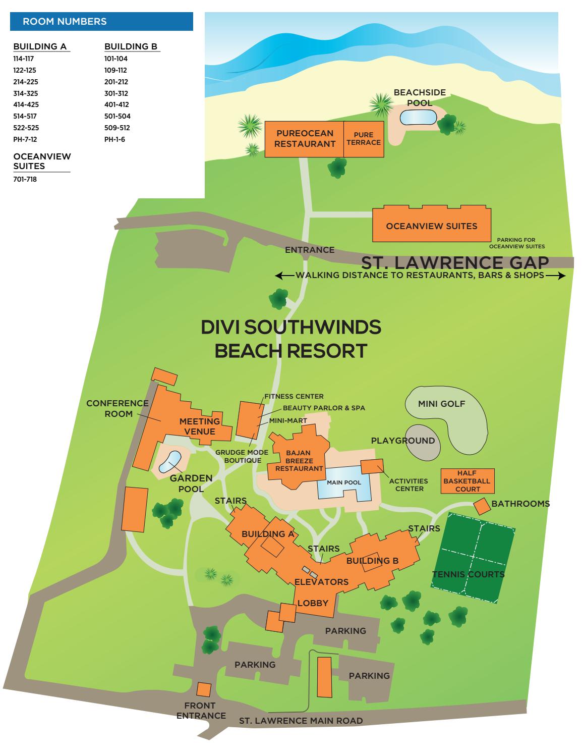 Southwinds Resort Map by Divi Resorts - Issuu