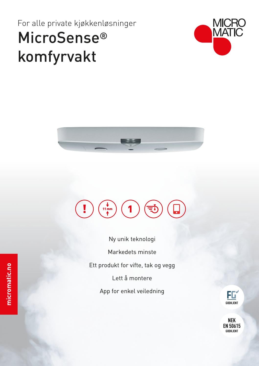 MicroSense komfyrvakt fra Micro Matic by Micro Matic Norge AS - Issuu