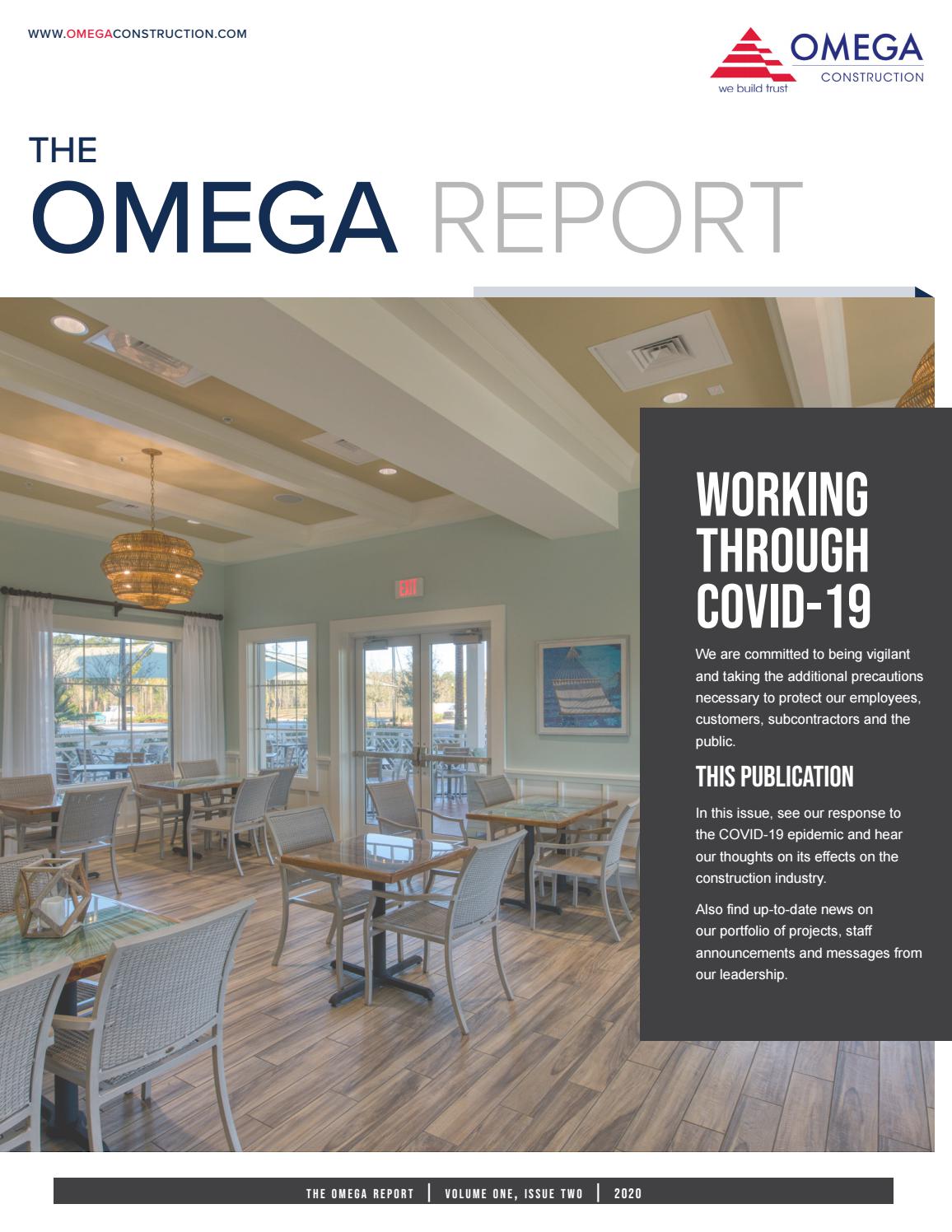 The Omega Report (Volume 1, Issue 2) by Omega Construction - Issuu
