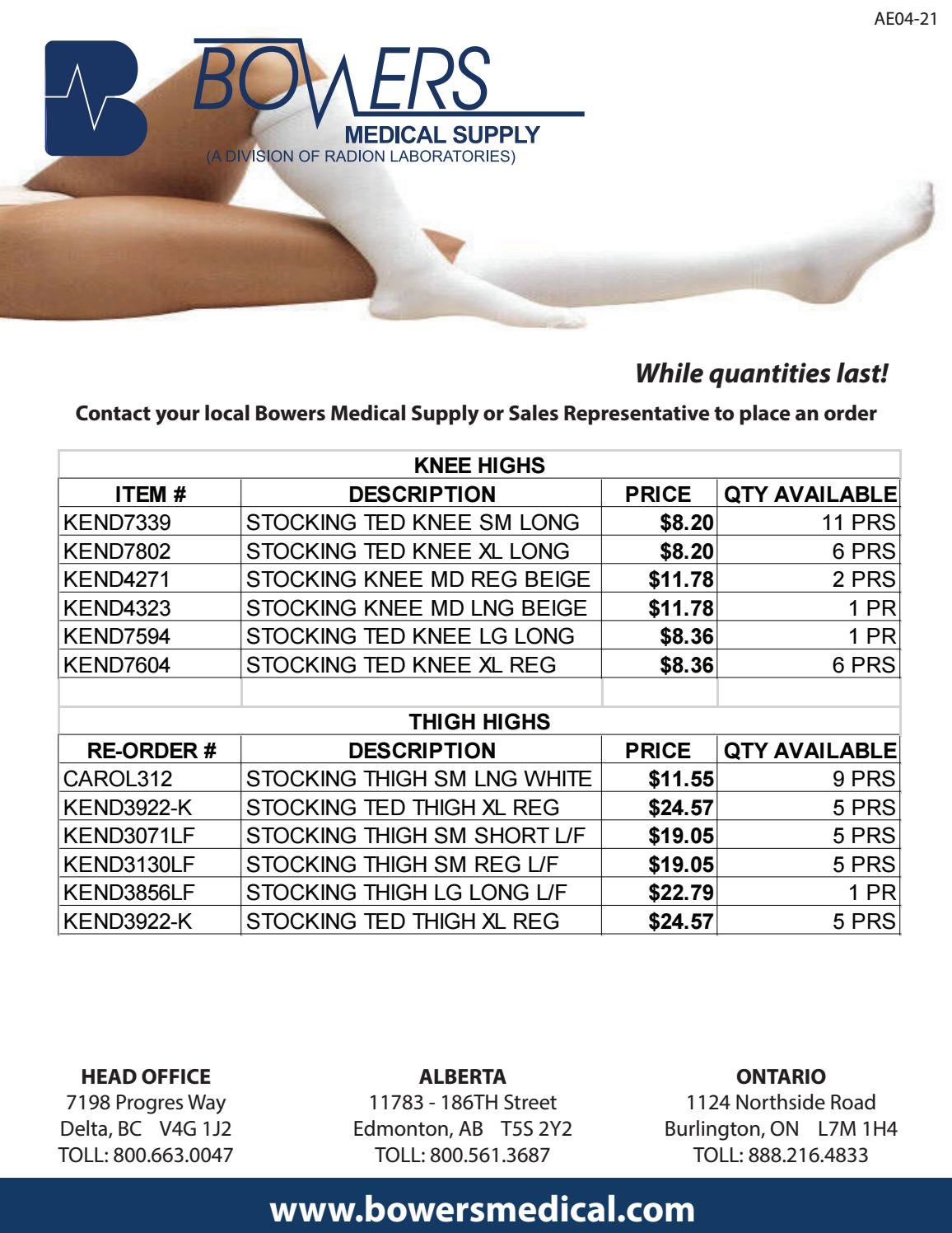 Stocking Flyer 2021 by Bowers Medical Supply - Issuu