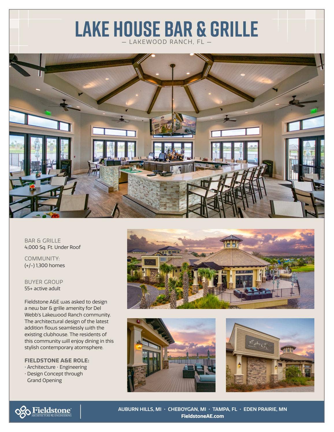 Lake House Bar & Grille by Fieldstone Architecture & Engineering - Issuu