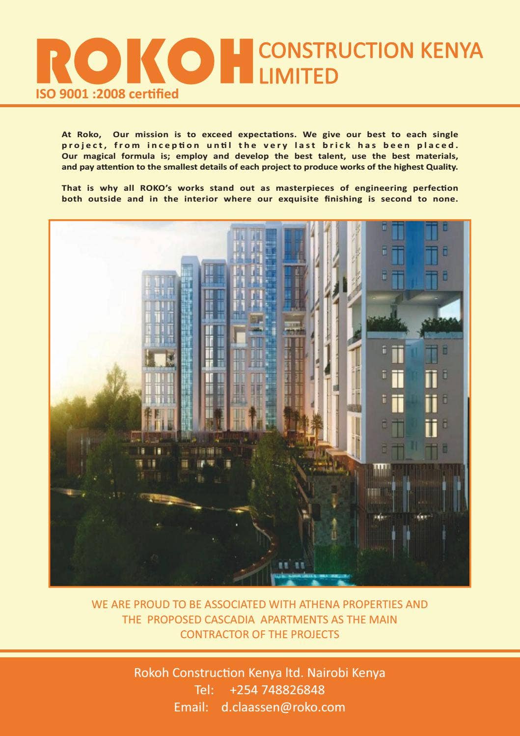 ROKO CONSTRUCTION LTD FP by MWK Design - Issuu