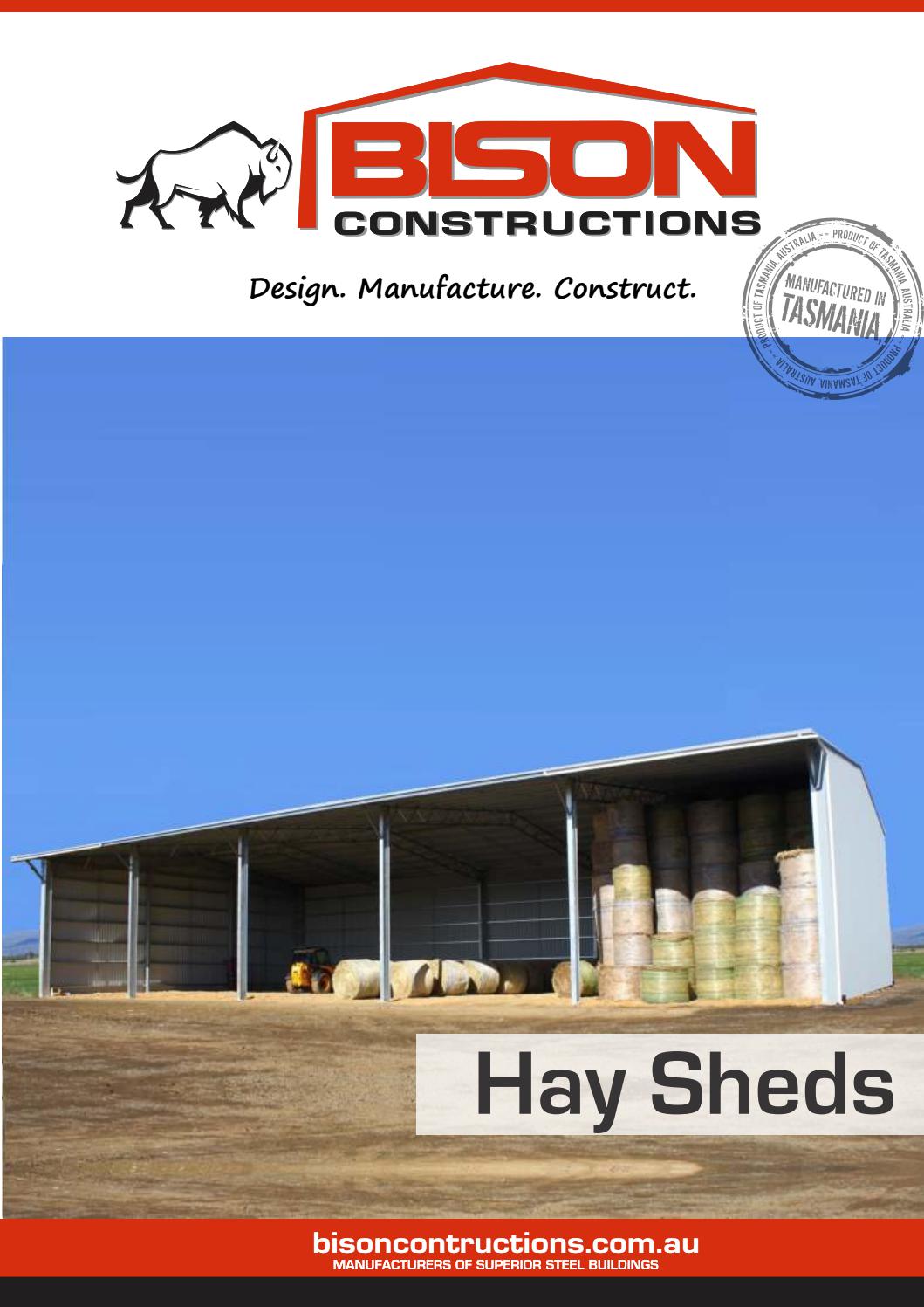 Bison Hay Shed Brochure by Bison Constructions Pty Ltd - Issuu