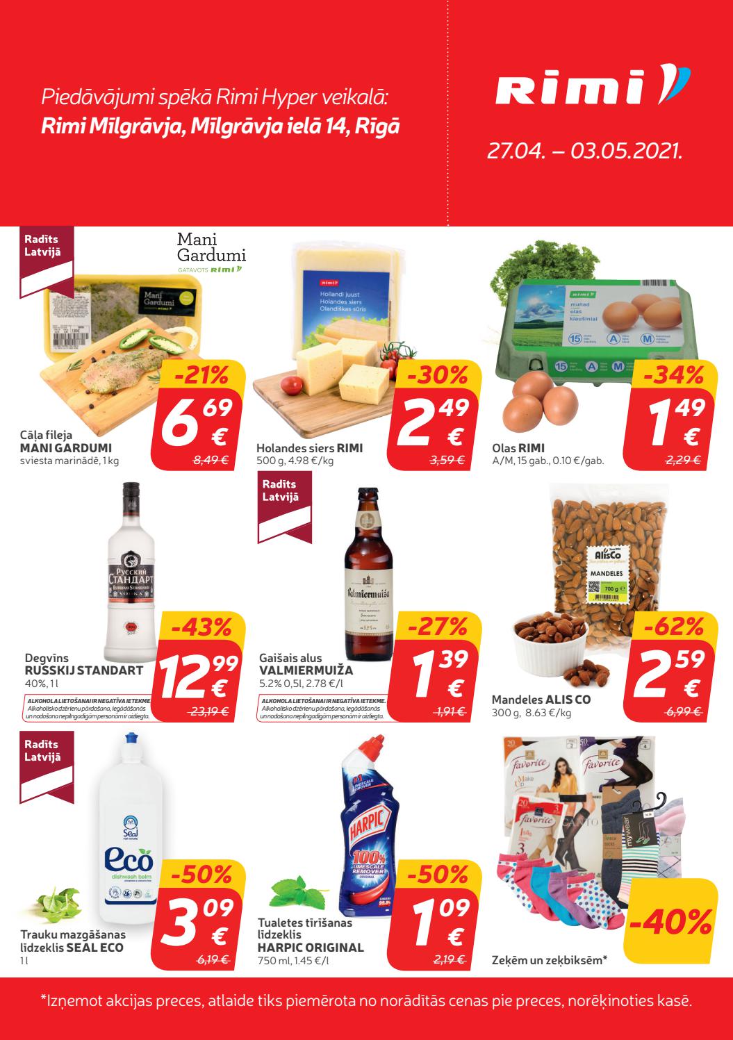 Rimi Hyper Mīlgrāvja Specakcija 27.04. – 03.05.2021. by Rimi - Issuu