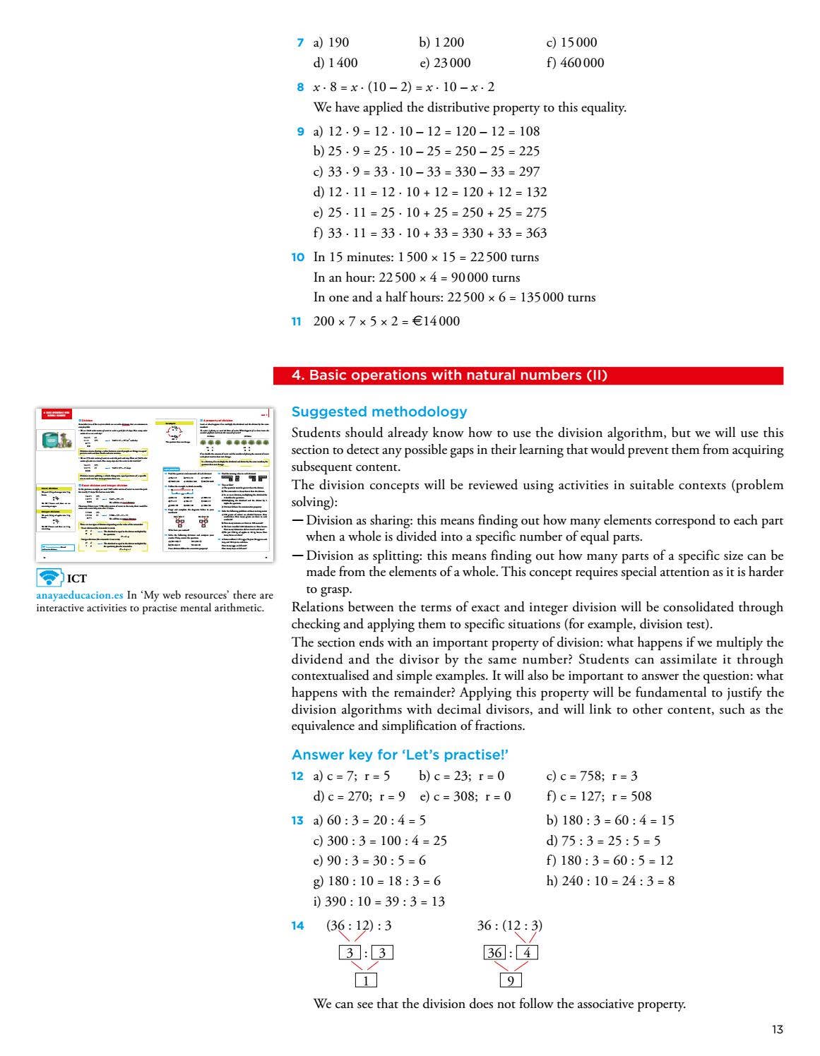 Mathematics 1 Teacher's Guide sample unit by Grupo Anaya, S.A. - Issuu
