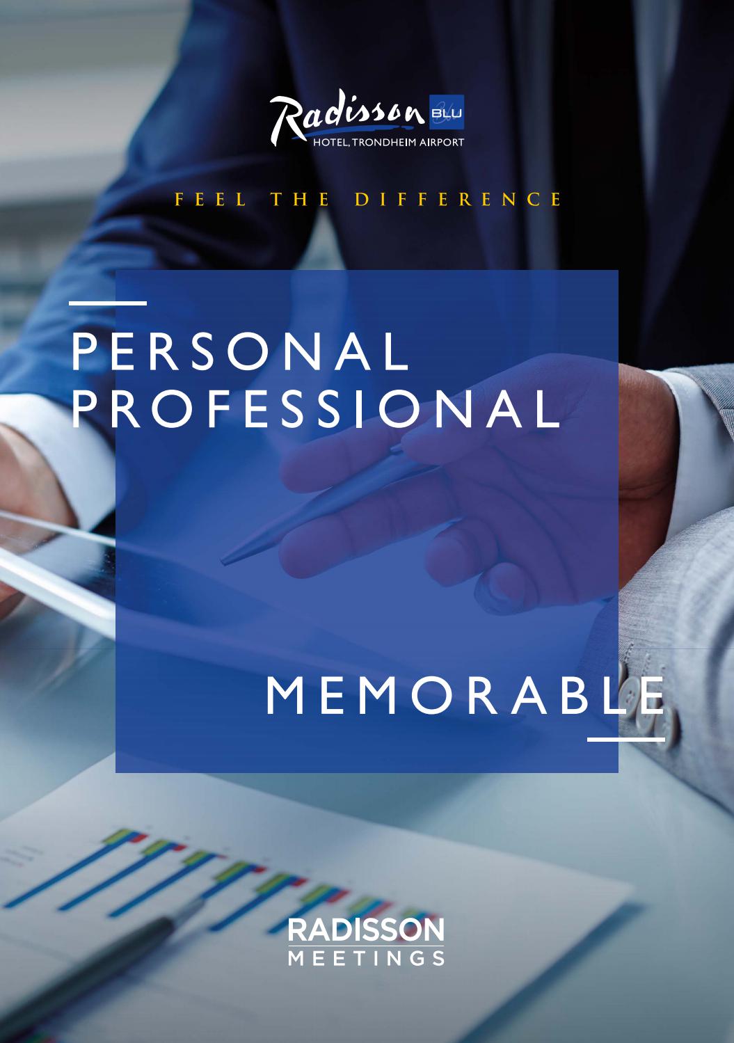 Radisson Meetings brochure EN - Radisson Blu Hotel, Trondheim Airport ...