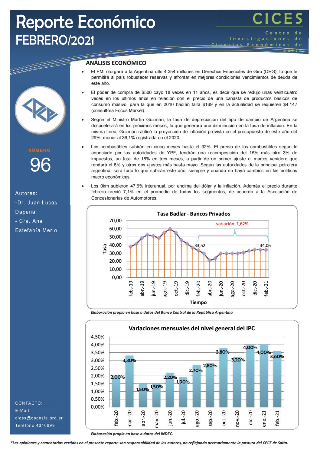 Reporte_Economico_Febrero_2021 by Auxiliar Sistemas Web - Issuu
