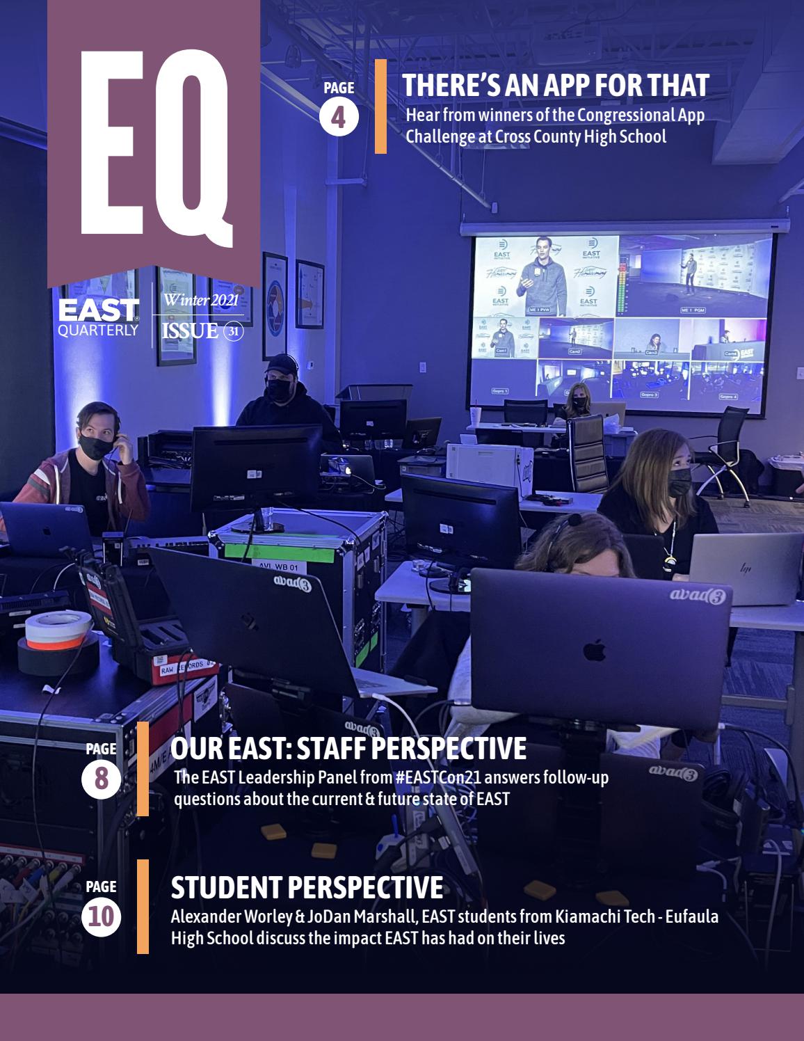 Winter 2021 EAST Quarterly by EAST Initiative - Issuu