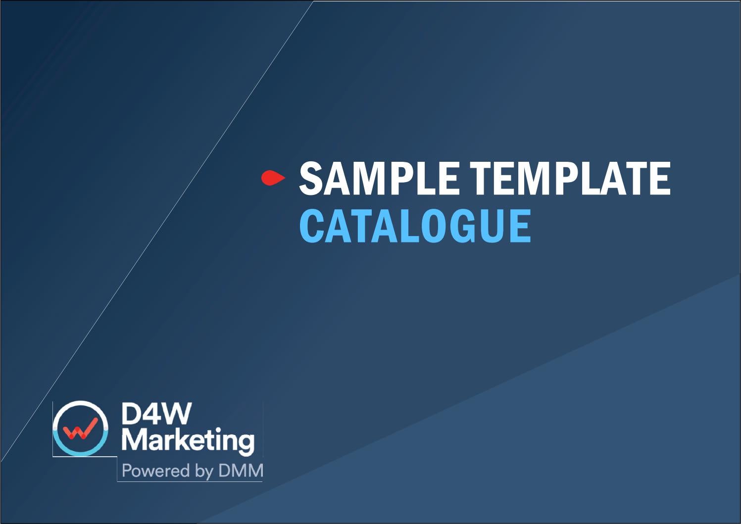 D4W Marketing Sample Templates by Centaur Software - Issuu