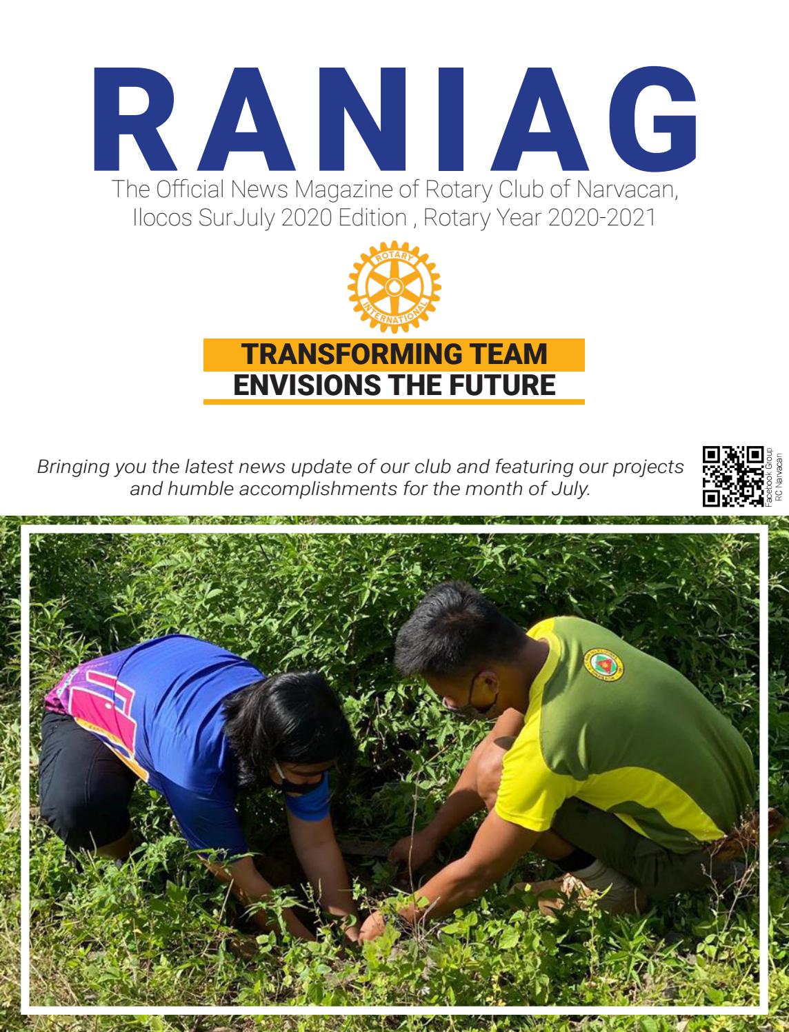 Raniag July 2020 RY 2020-2021 Issue by Rotary Club of Narvacan - Issuu