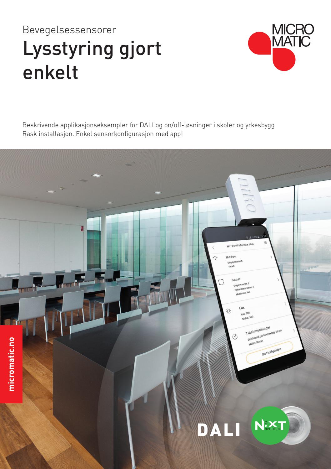 Lysstyring gjort enkelt fra Micro Matic by Micro Matic Norge AS - Issuu