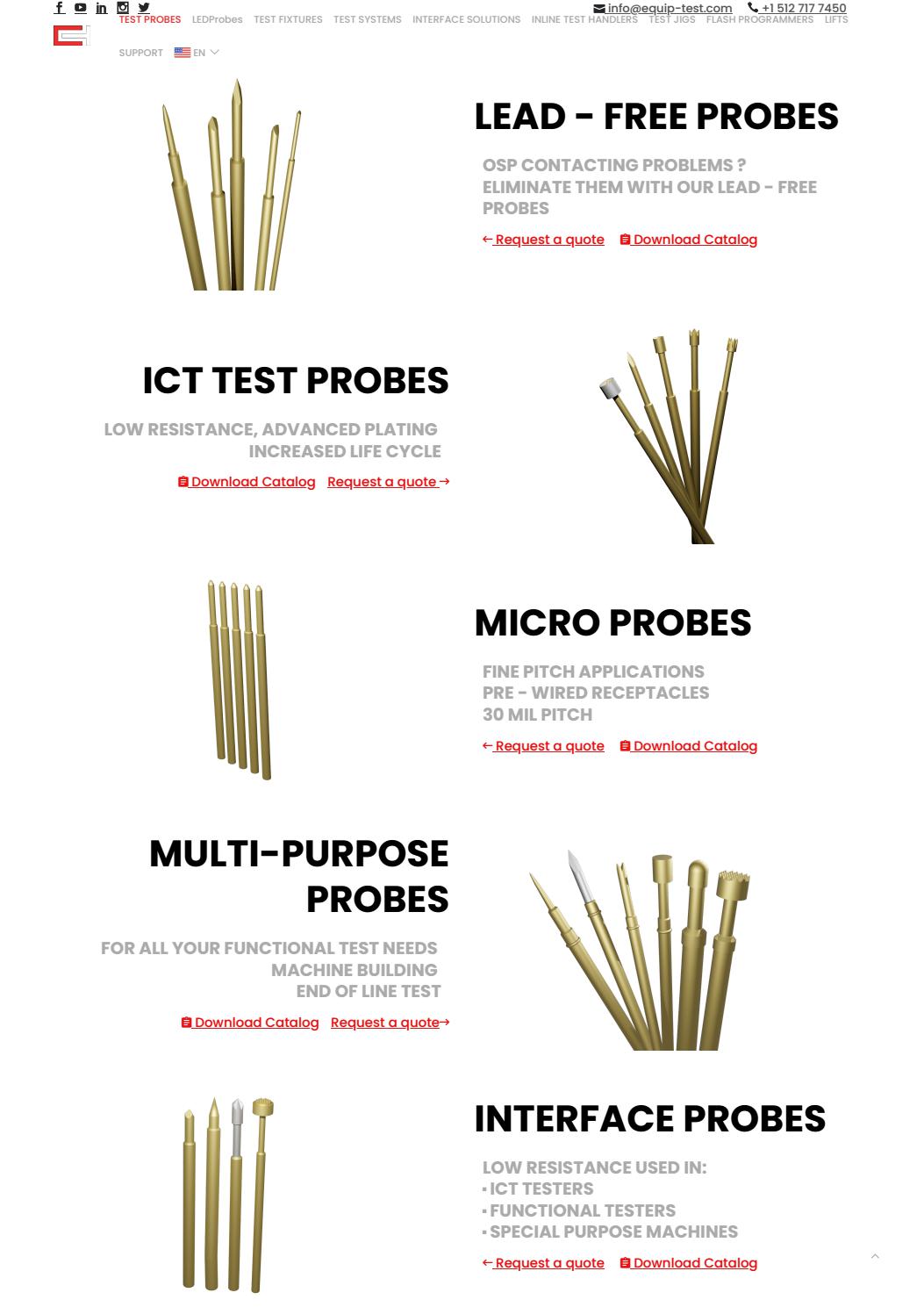 TEST PROBES by Equip-test - Issuu