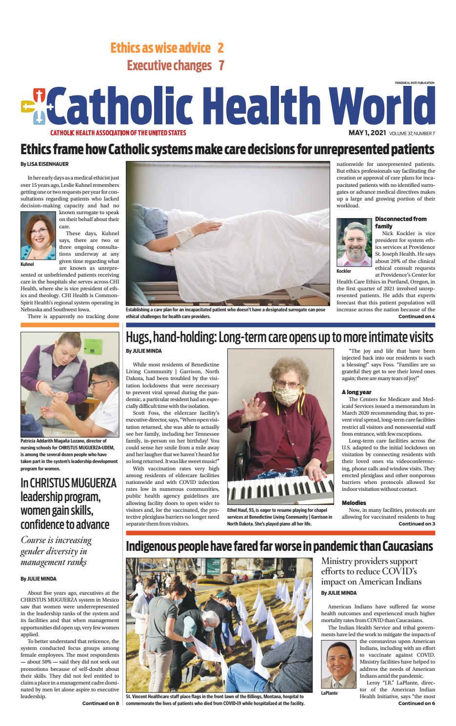 Catholic Health World - May 1, 2021 by Catholic Health Association - Issuu