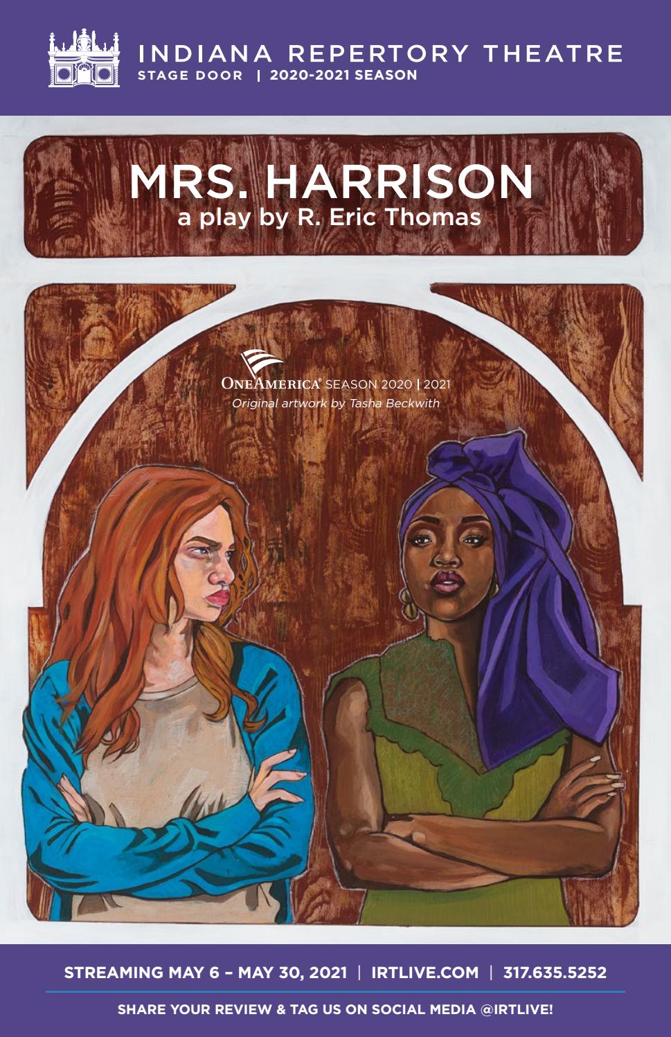 IRT Program: "Mrs. Harrison" by Indiana Repertory Theatre - Issuu