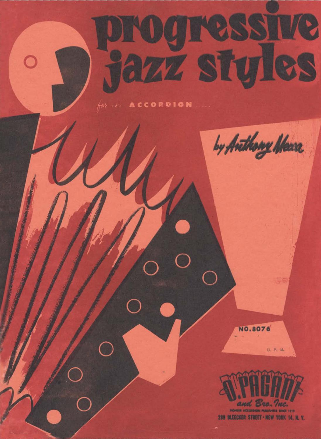 Progressive jazz styles by Anthony Mecca by acordeón - Issuu