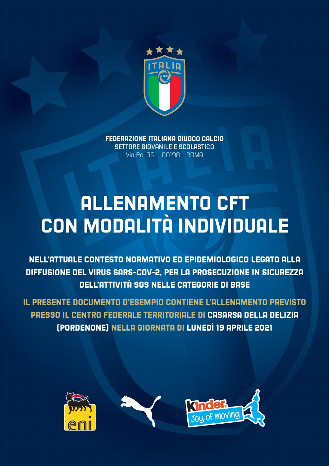 Allenamento individuale CFT 19 Aprile 2021 by YouCoach - Issuu