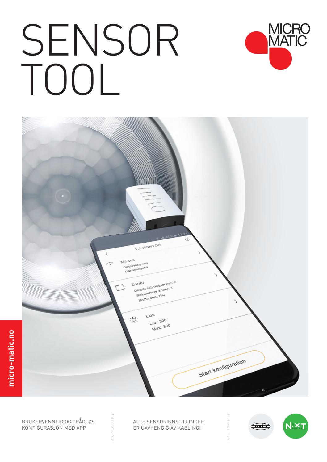 SensorTool fra Micro Matic by Micro Matic Norge AS - Issuu