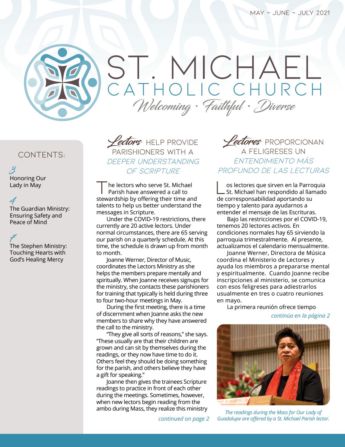 St. Michael Catholic Church Newsletter — May-June-July 2021 by Catholic ...