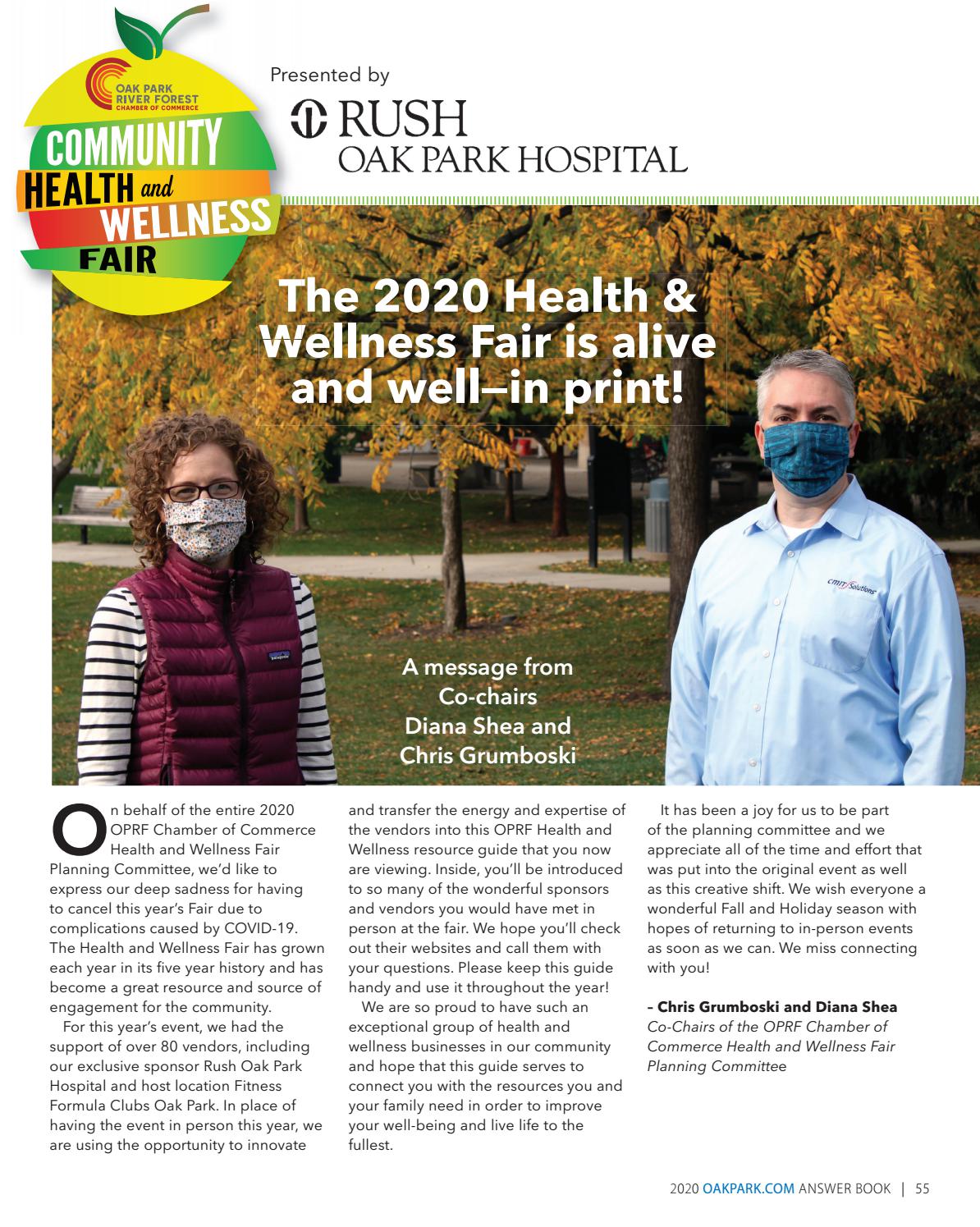 Welcome to the 2021 Health & Wellness Fair -- ONLINE! by Wednesday ...