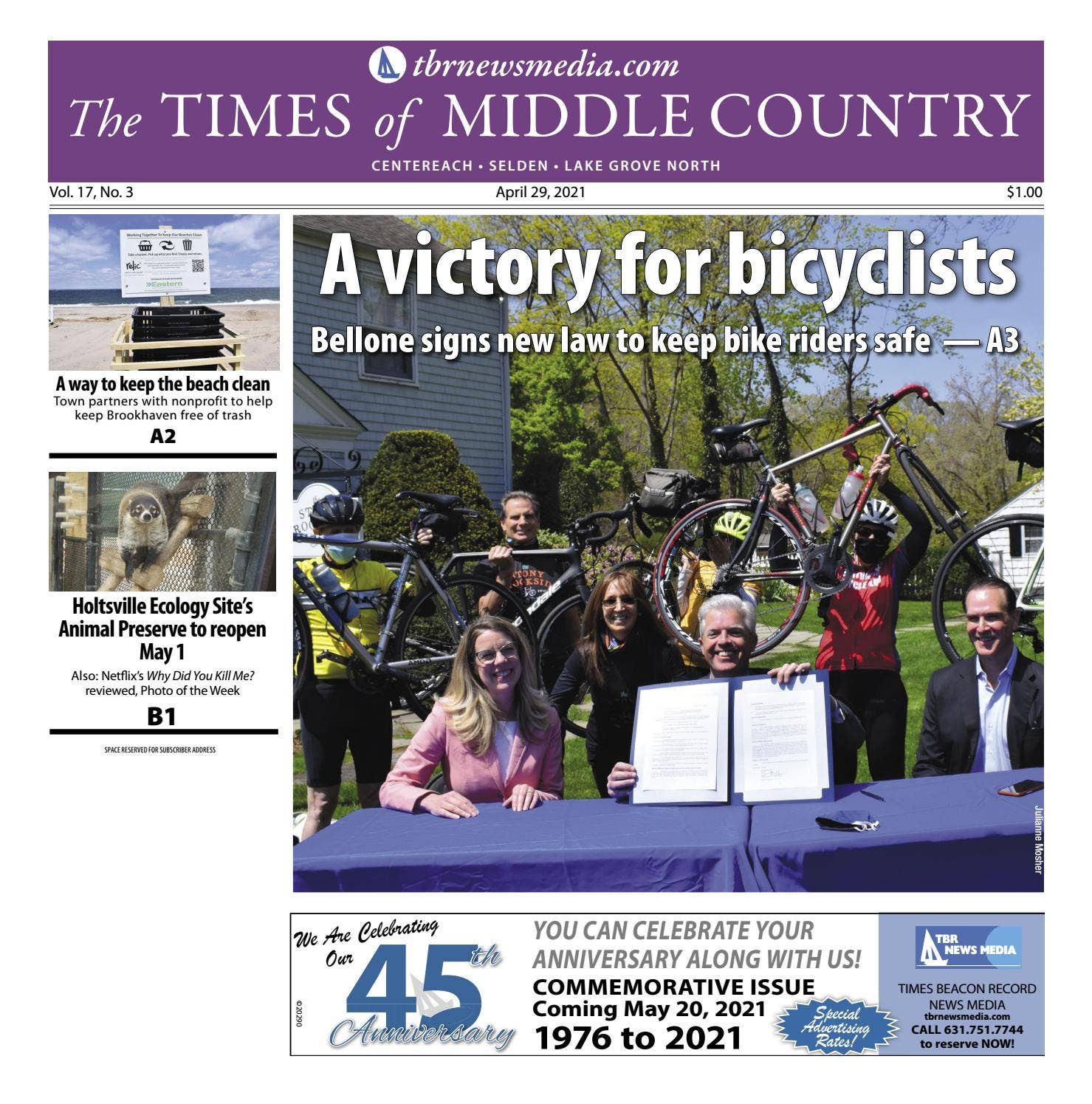 The Times of Middle Country - April 29, 2021 by TBR News Media - Issuu