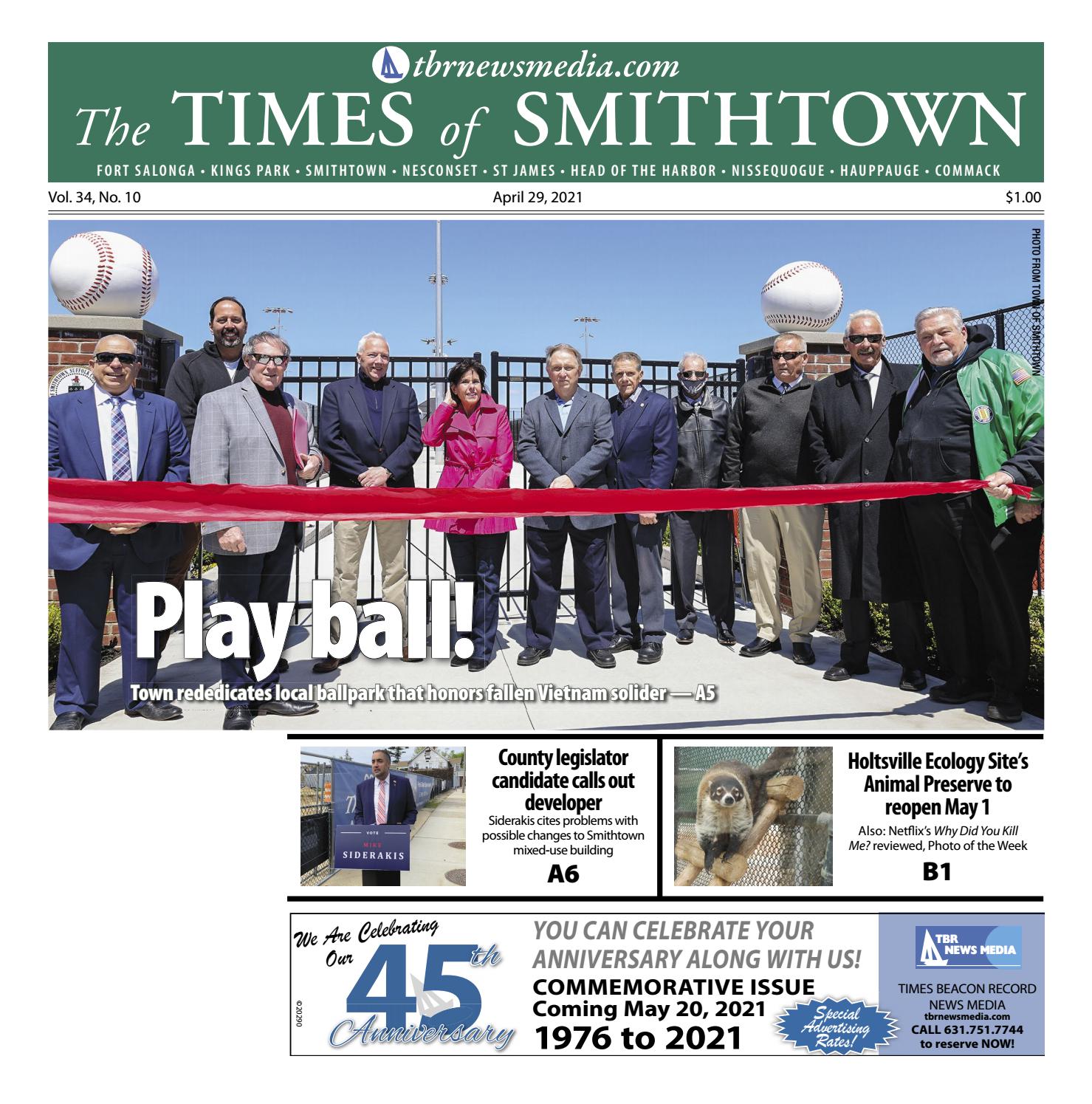 The Times of Smithtown - April 29, 2021 by TBR News Media - Issuu