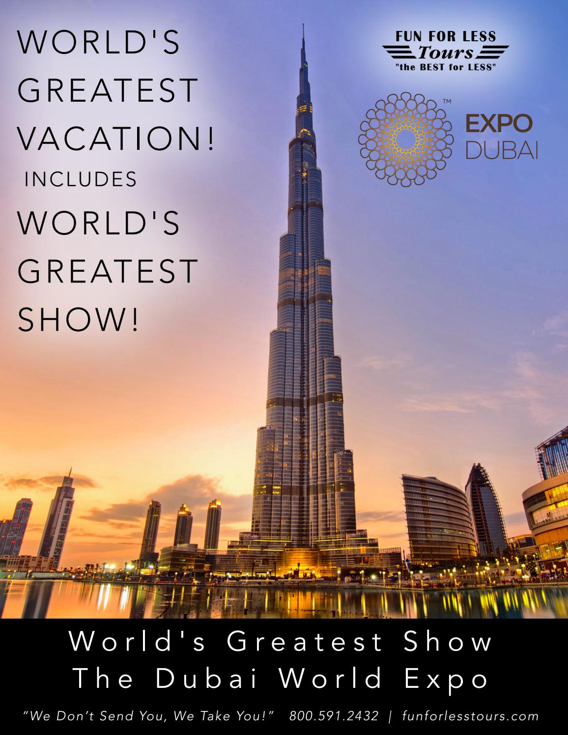 2021 Dubai Expo by Fun For Less Tours - Issuu
