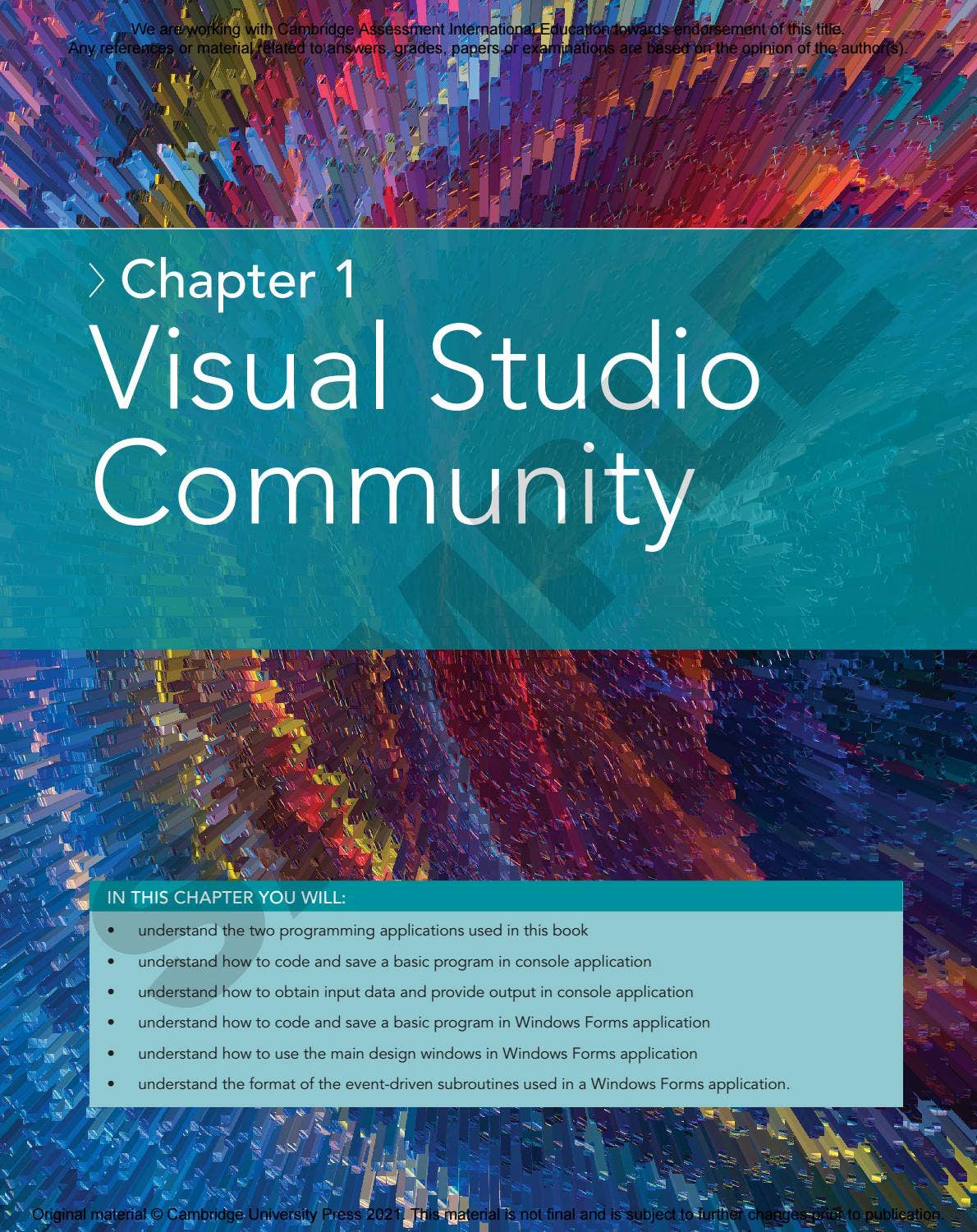 Cambridge IGCSE & O Level Computer Science Programming Book for Microsoft Visual Basic Sample by ...