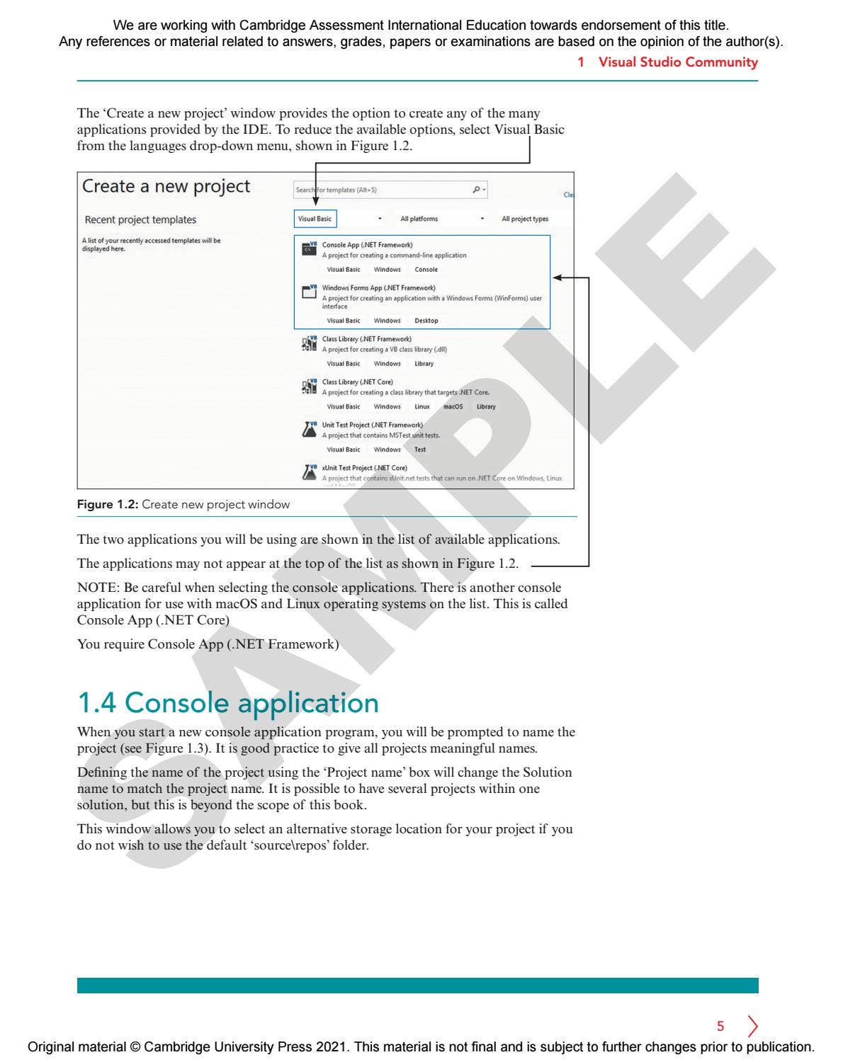 Cambridge IGCSE & O Level Computer Science Programming Book for Microsoft Visual Basic Sample by ...