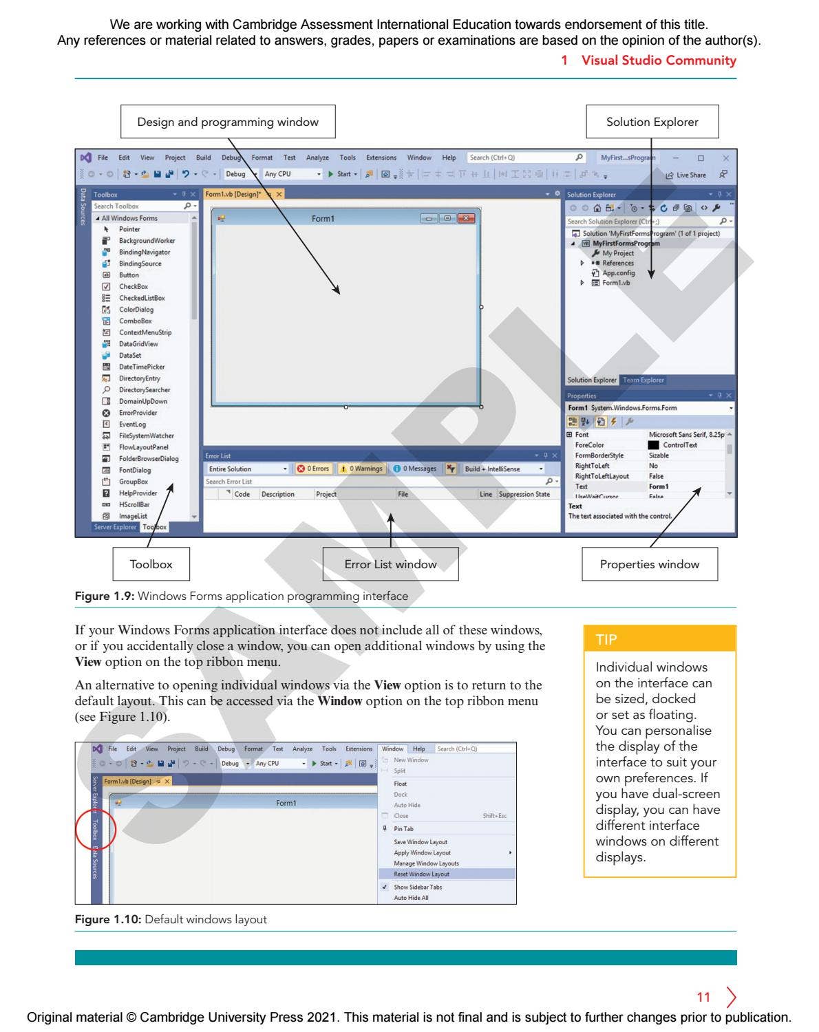 Cambridge IGCSE & O Level Computer Science Programming Book for Microsoft Visual Basic Sample by ...