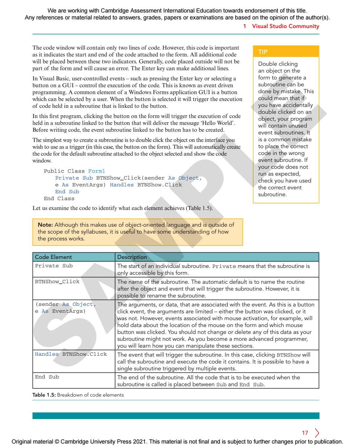 Cambridge IGCSE & O Level Computer Science Programming Book for ...