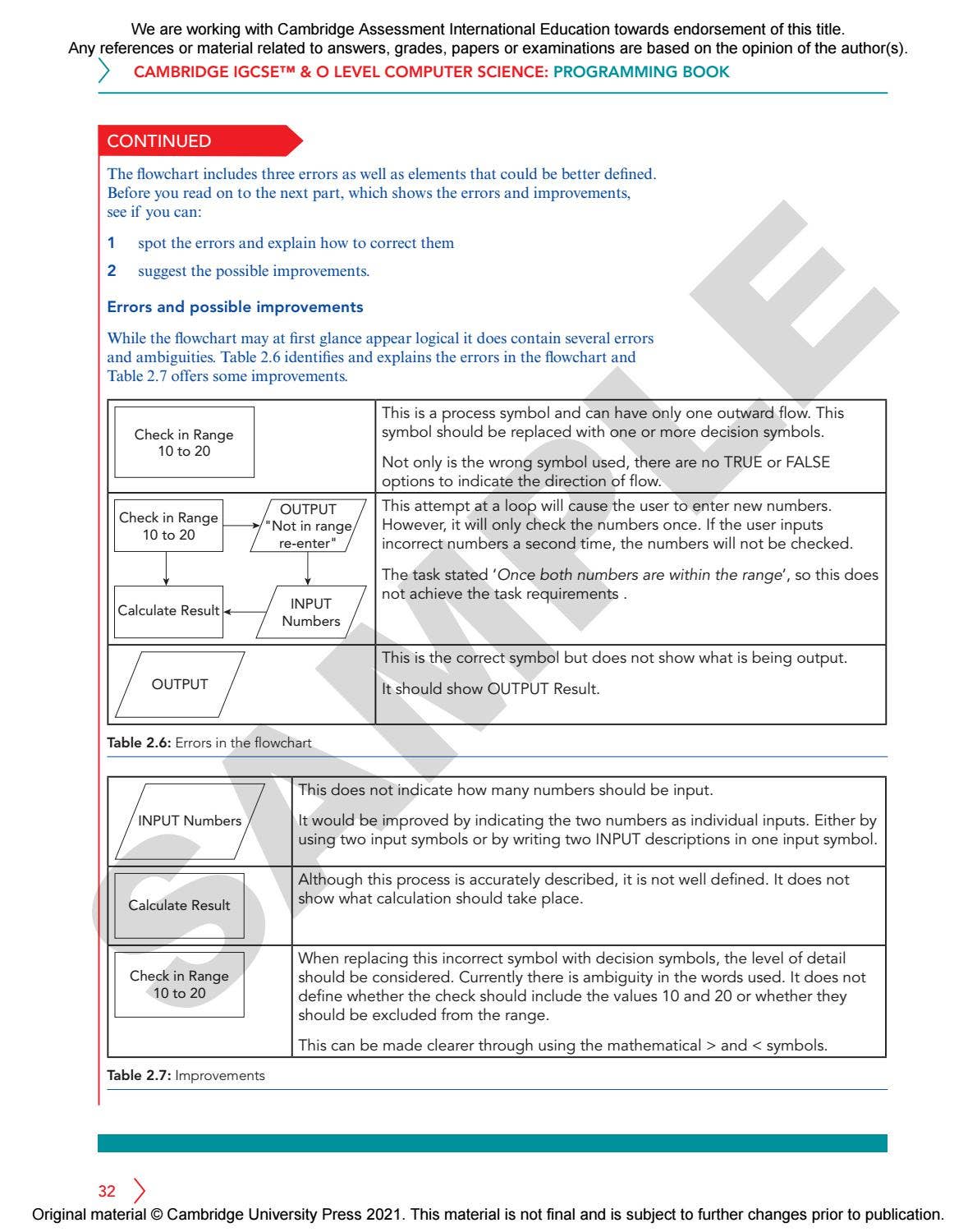 Cambridge IGCSE & O Level Computer Science Programming Book for Microsoft Visual Basic Sample by ...