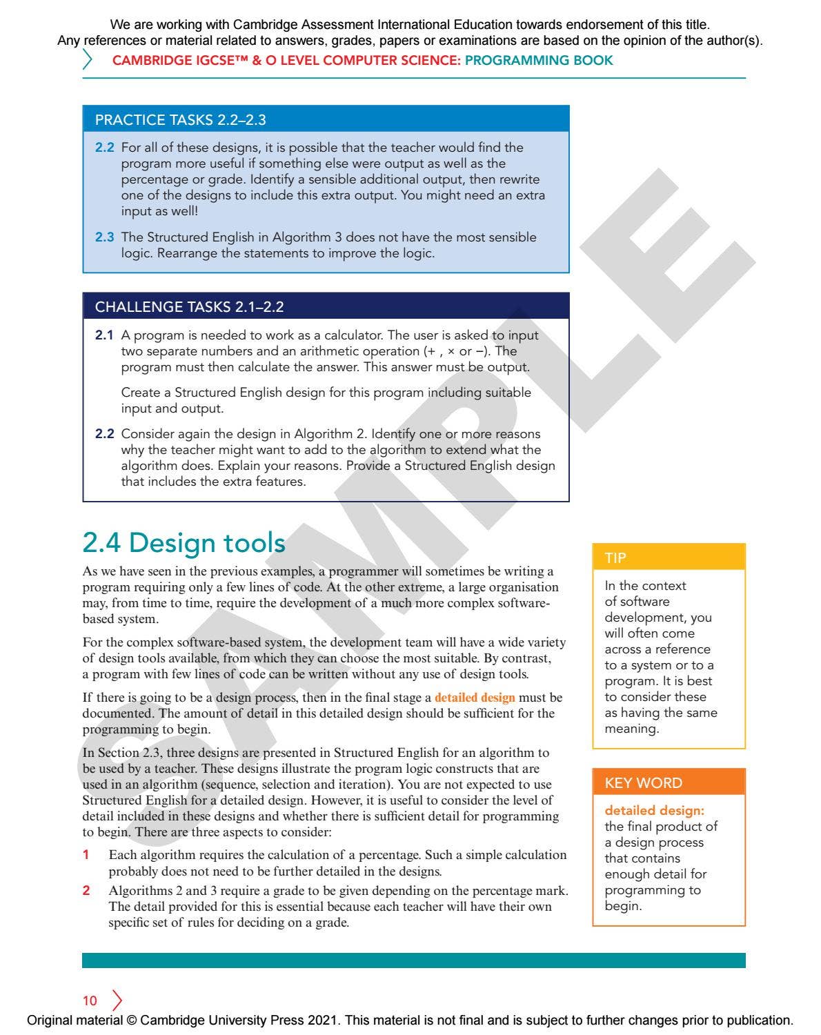 Cambridge IGCSE & O Level Computer Science Programming Book for Java ...