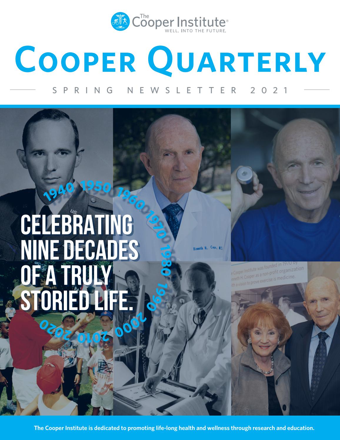 The Cooper Institute Quarterly Newsletter - Spring 2021 by The Cooper ...