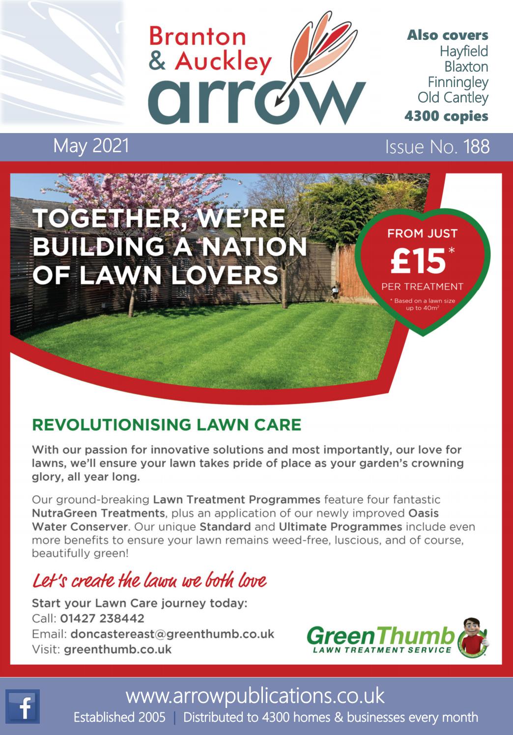 The May issue of the Branton and Auckley Arrow by Arrow Publications ...