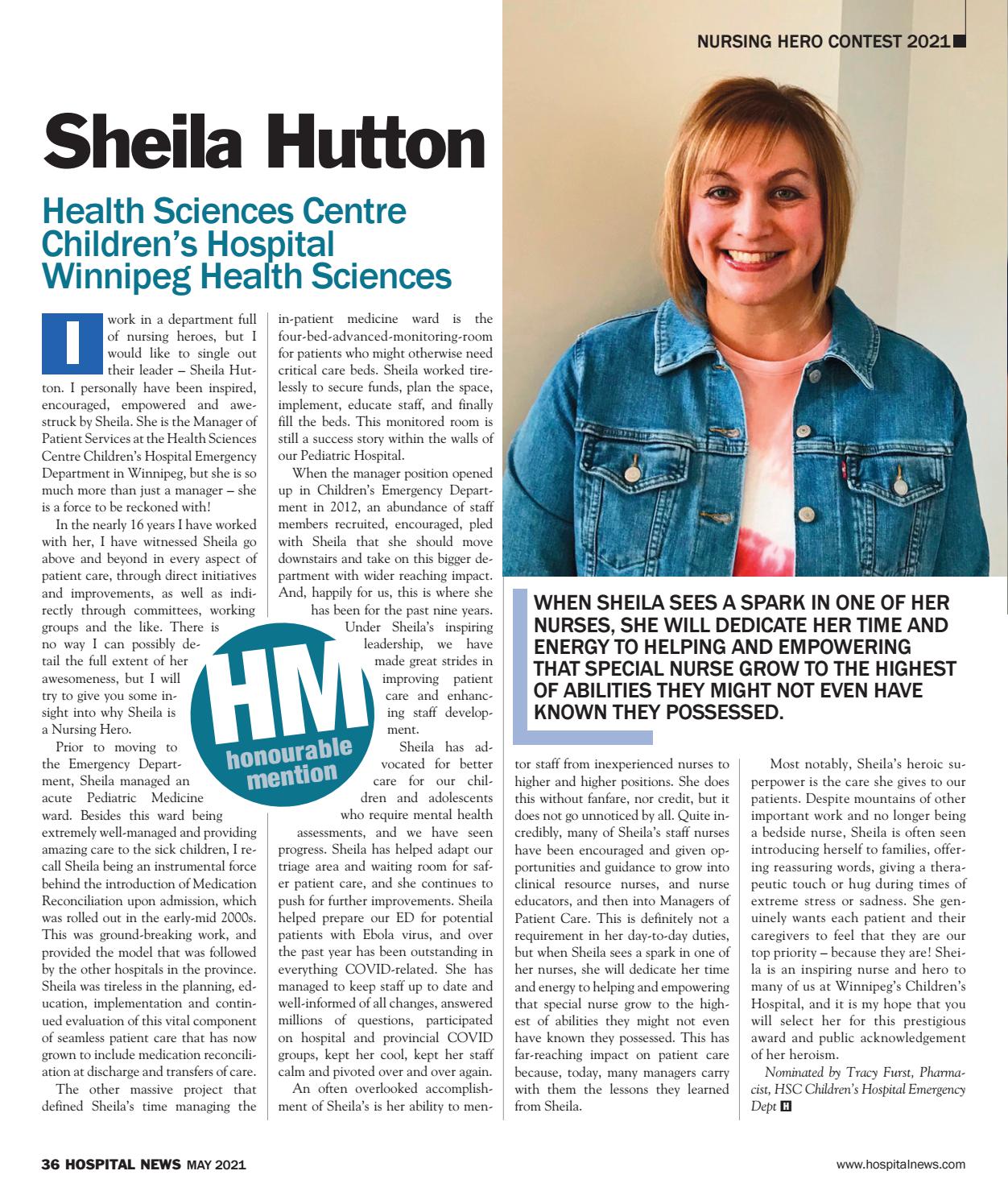 Hospital News May 2021 Edition by Hospital News - Issuu