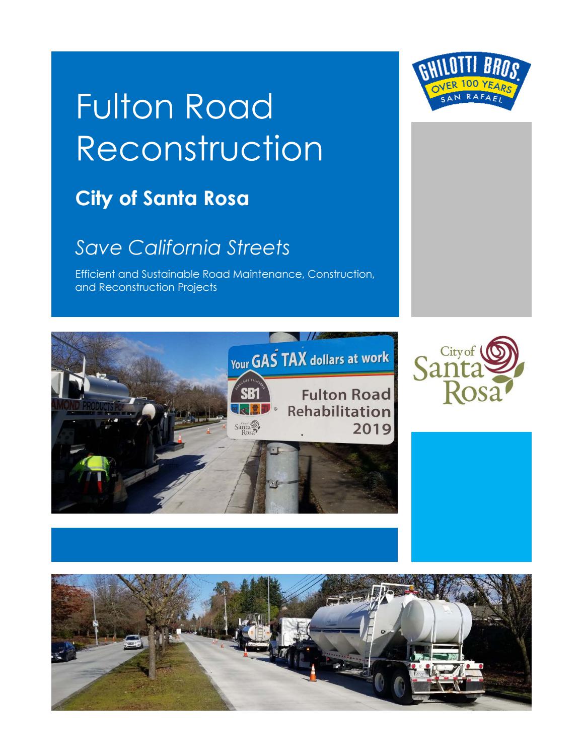 Fulton Road Reconstruction by California Nevada Cement Association - Issuu