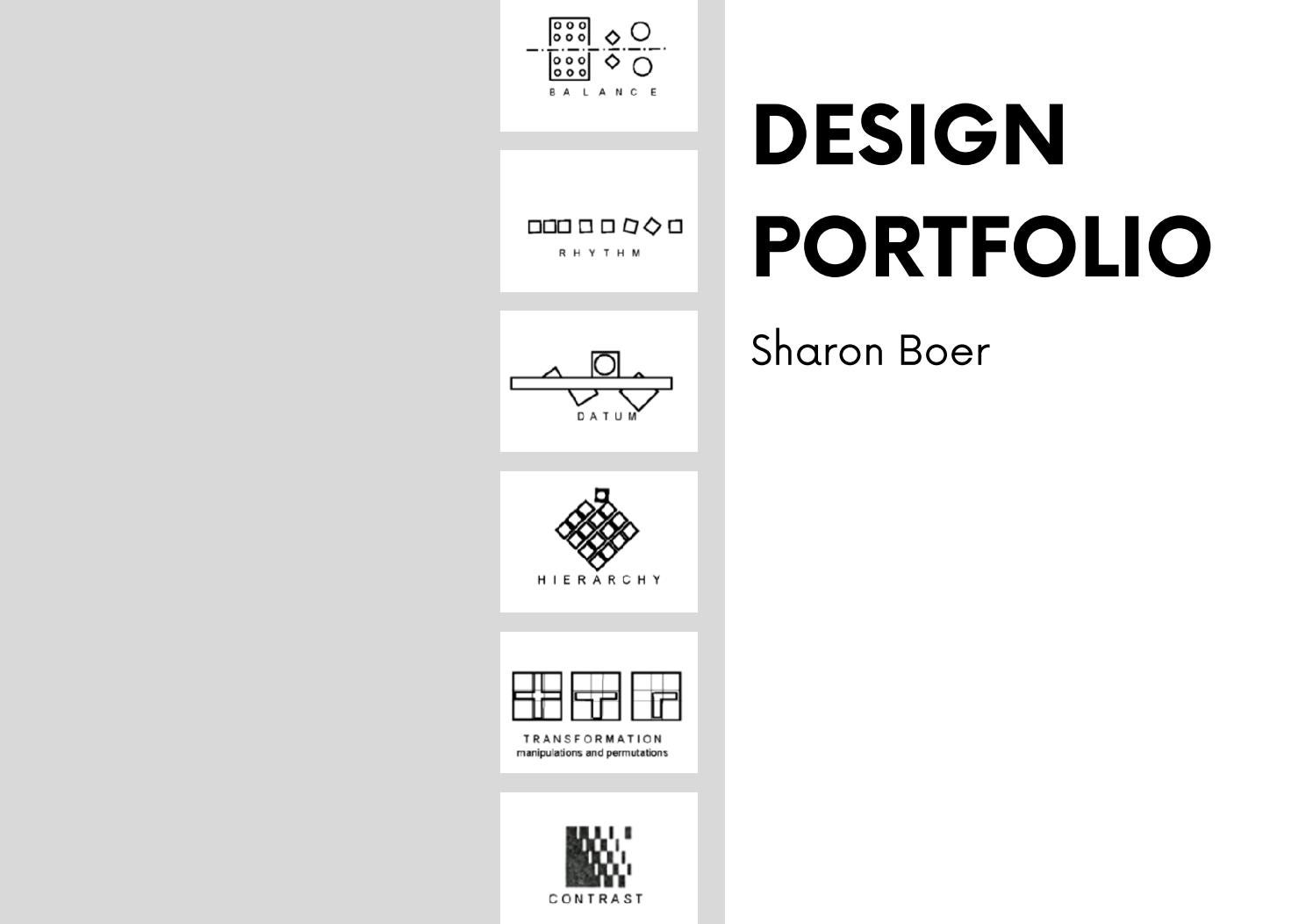 Design Portfolio Sharon Boer by Sharon Boer - Issuu