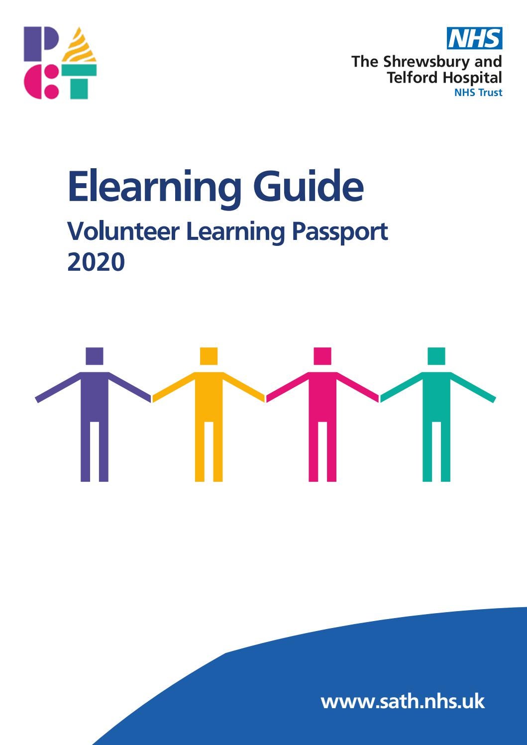 Volunteer Learning Passport 2020 - Elearning Guide by The Shrewsbury ...
