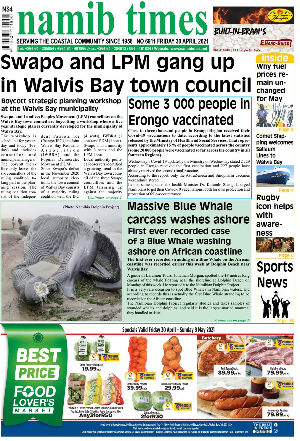 30 apr namib times e-edition by Namib Times Virtual - Issuu