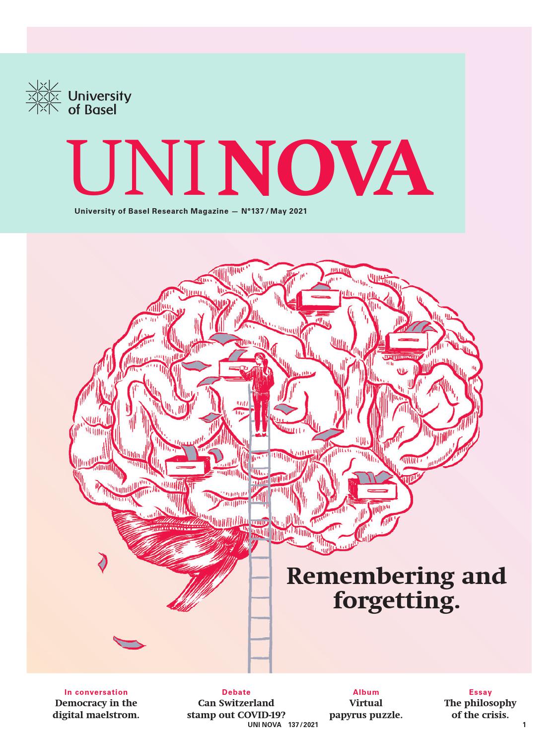 UNI NOVA: Remembering and forgetting. by Universität Basel - Issuu