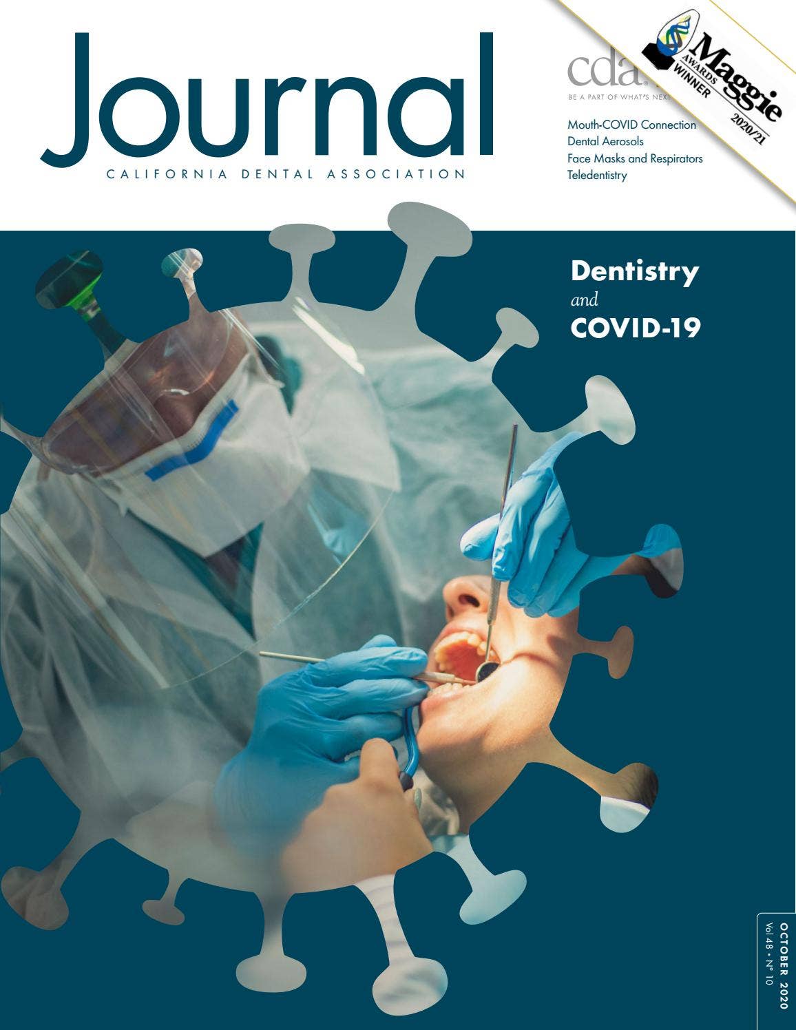 CDA Journal - October 2020: Dentistry and COVID-19 by California Dental ...