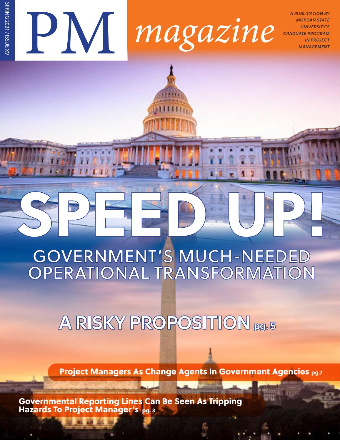 PM Magazine, Spring 2021 by Morgan State University - Issuu