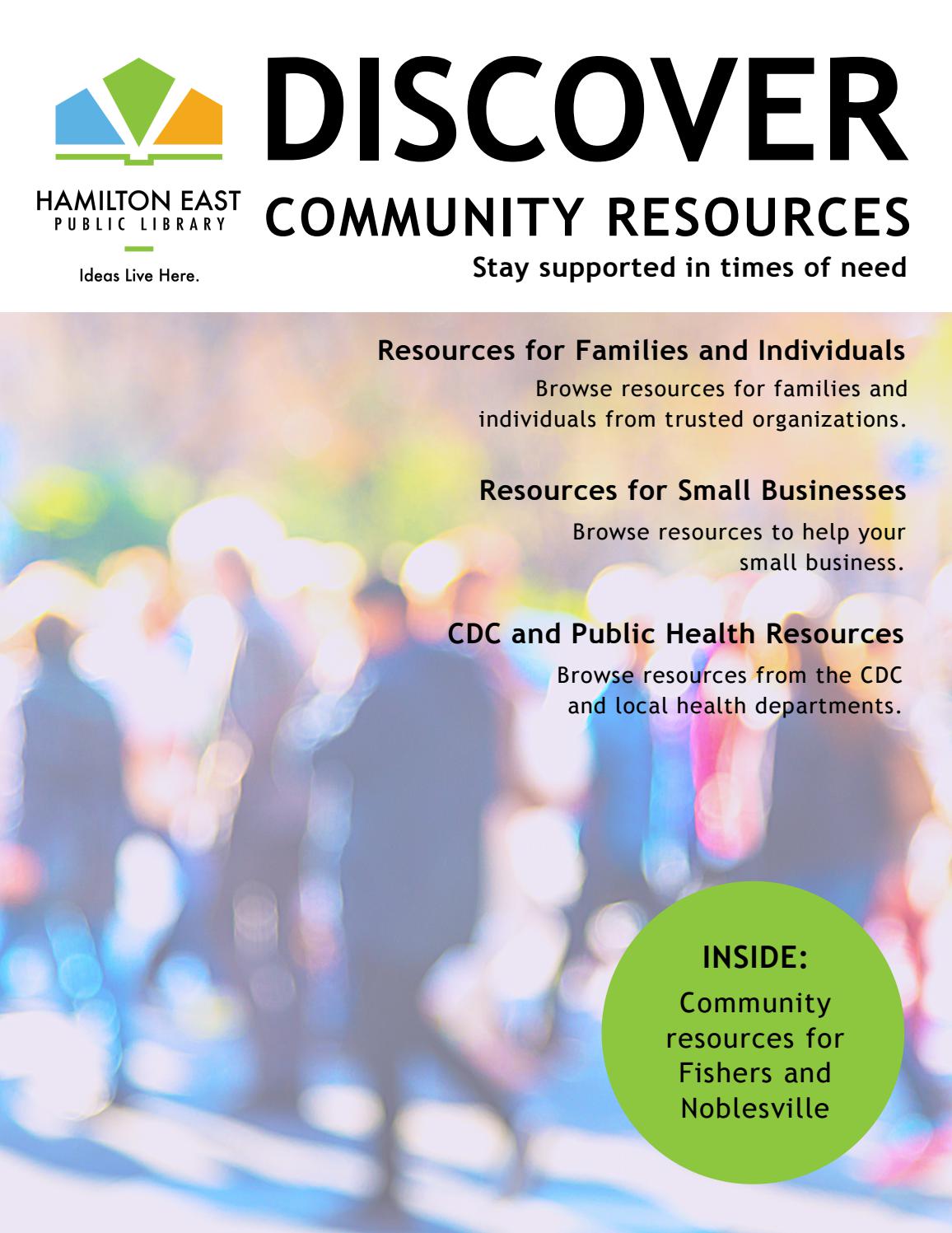 Community Resource Guide by Hamilton East Public Library - Issuu